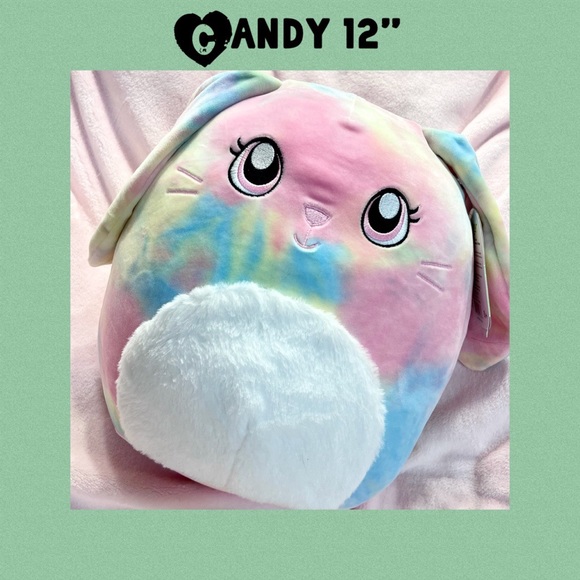 Squishmallows | Toys | Candy Squishmallow Bunny Plush 2 Htf Rare Cute ...
